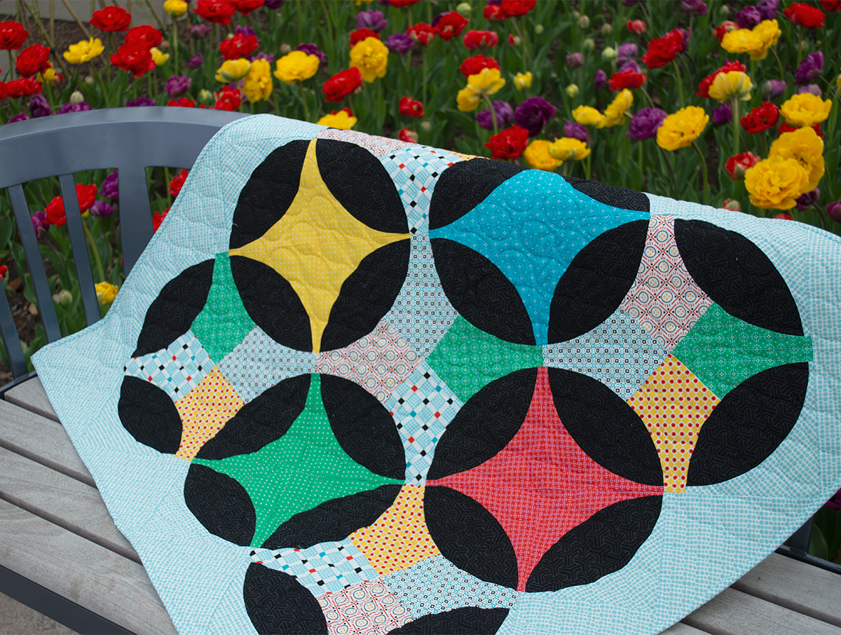 A BLOOMING Cheerful Quilt – Color Girl Quilts by Sharon McConnell